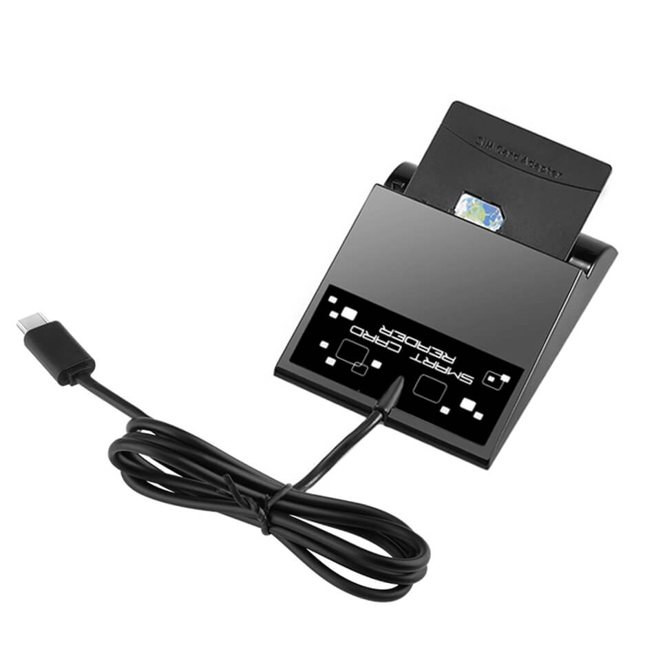 Allkei Smart Badge CAC ID Holder & USB Smart Card Reader Allkei Smart Badge CAC ID Holder & USB Smart Card Reader